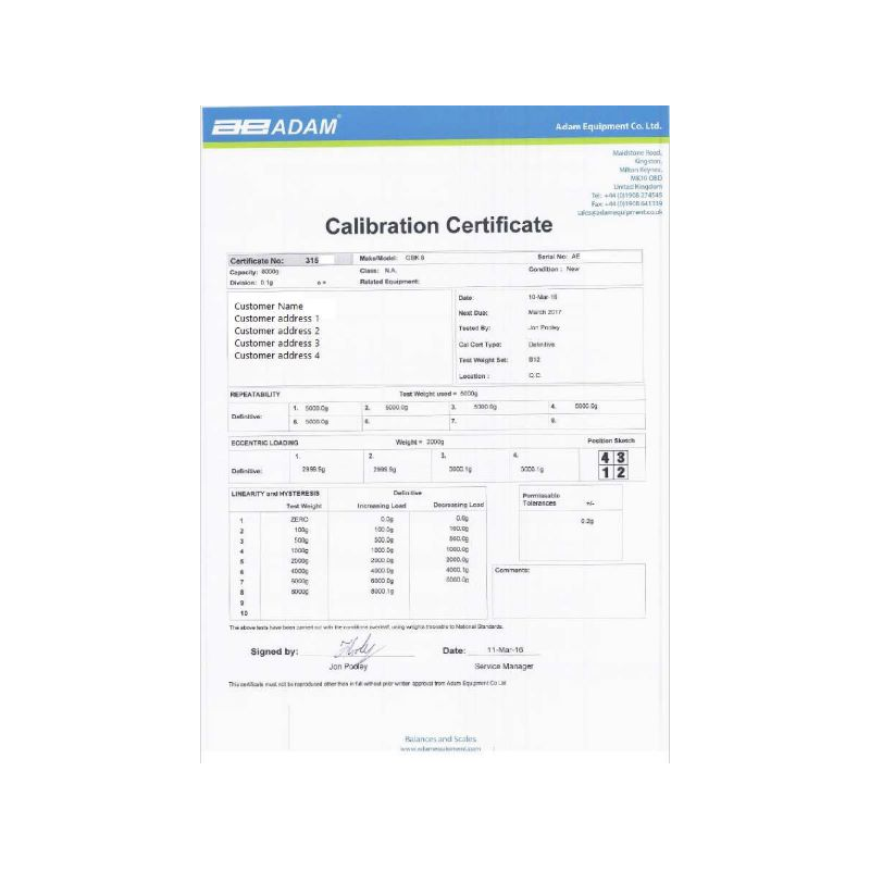 Adam HCB Highland Precision Balance | RS232 USB Connectivity Adam HCB ...